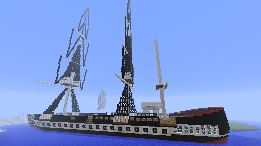 The USS Constitution Minecraft Map