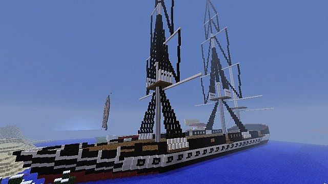 The USS Constitution Minecraft Map