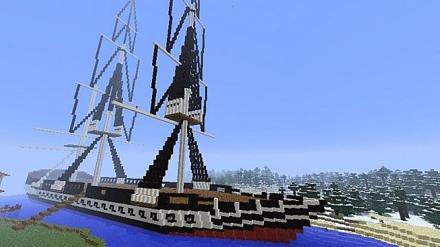 The USS Constitution Minecraft Map