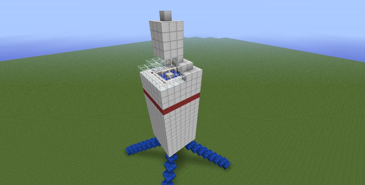 working rocket Minecraft Map