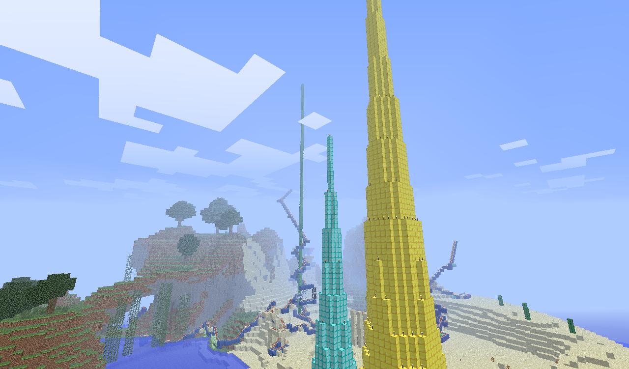 Cactus Rollercoaster Minecraft Map