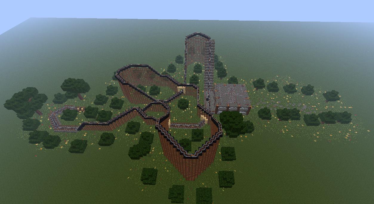 --=Epic Rollercoaster=-- Minecraft Map