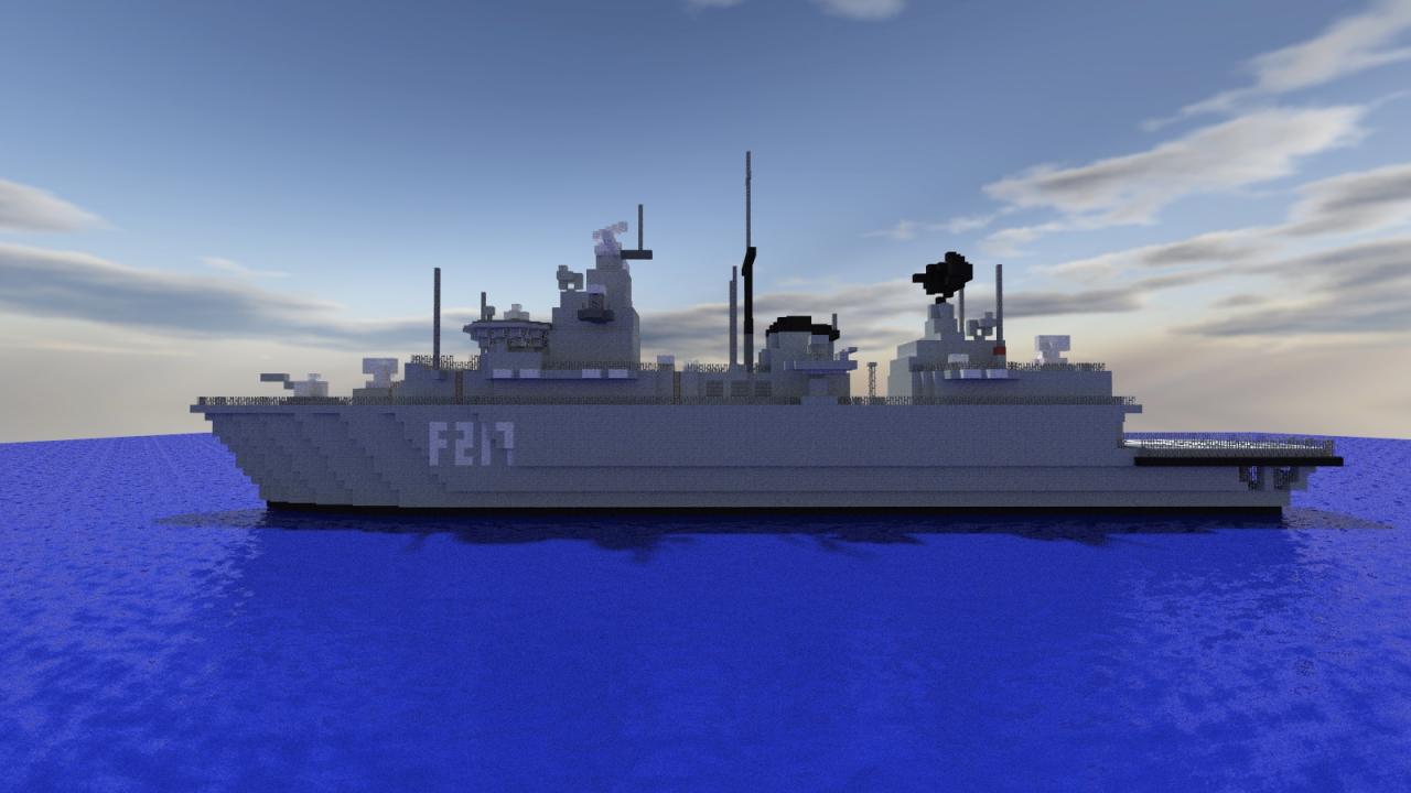 Frigate F217 Bayern Minecraft Map