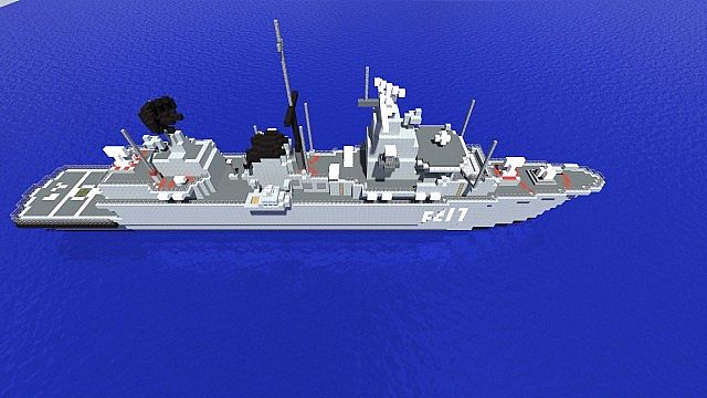 Frigate F217 Bayern Minecraft Map