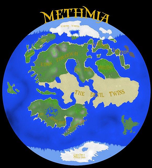 Methmia, A worldpainter world Minecraft Map