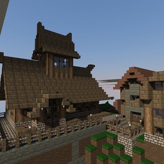 Mountain village Minecraft Project