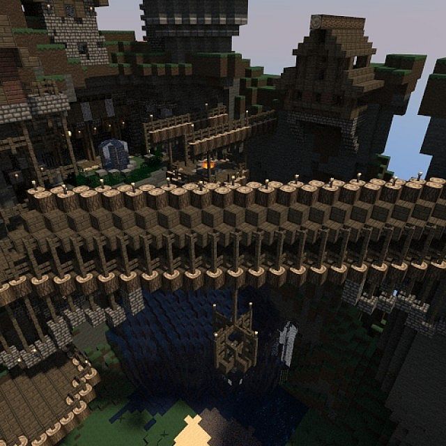 Mountain village Minecraft Map