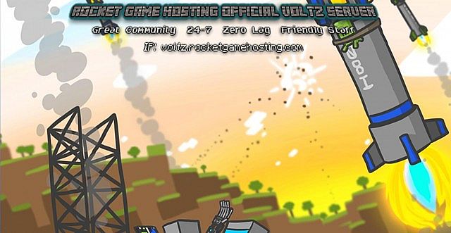 Official Rocket Game Hosting Voltz Server Minecraft Server