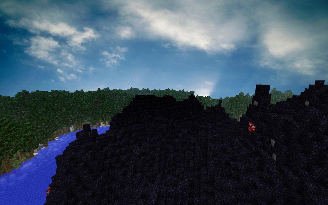 The eye island, imagine whats below! Minecraft Map