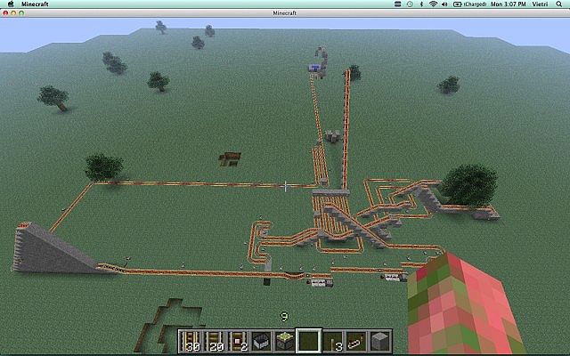 roller coaster Minecraft Map