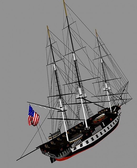 The USS Constitution Minecraft Map