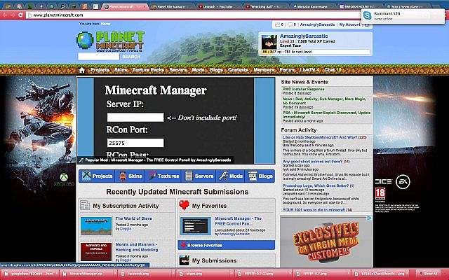 Minecraft Manager! :D Minecraft Mod