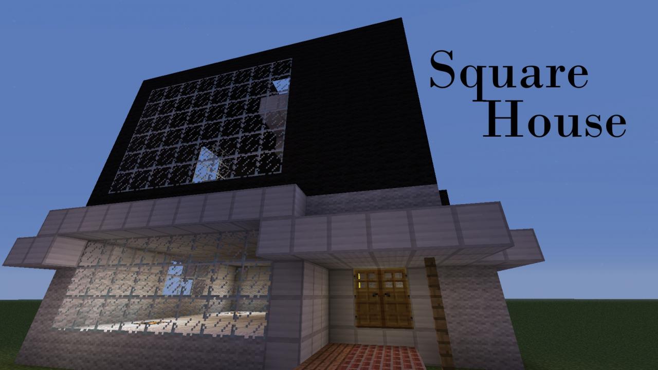 Square House Beta Minecraft Map