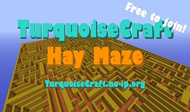 Minecraft LARGEST HAYBALE MAZE