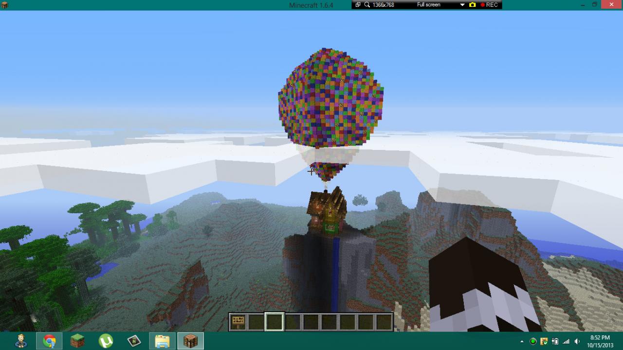 Pixar's "UP" House! Minecraft Map