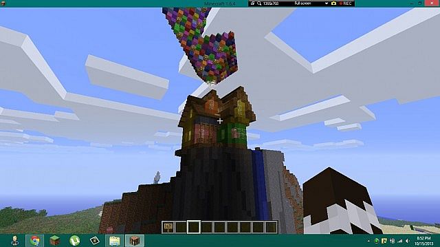 Pixar's "UP" House! Minecraft Map