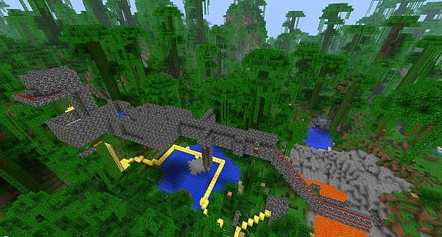 Bedrock Adventure MAP 2.0 version! 1.6.2+ Minecraft Map