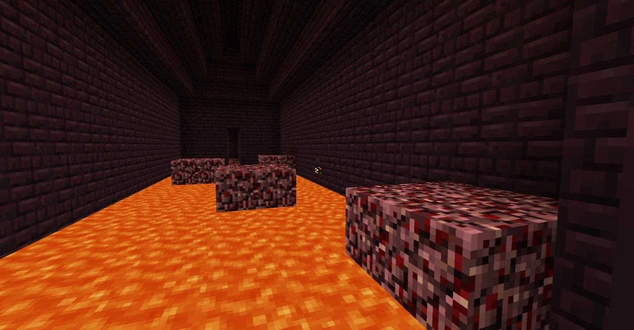 nether parcour Minecraft Map