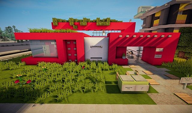 Modern Eco Home Minecraft Map