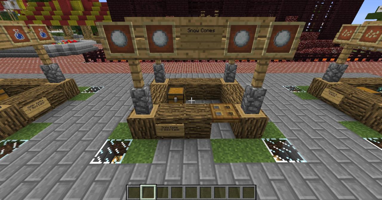 Mini Snack Booths Minecraft Map