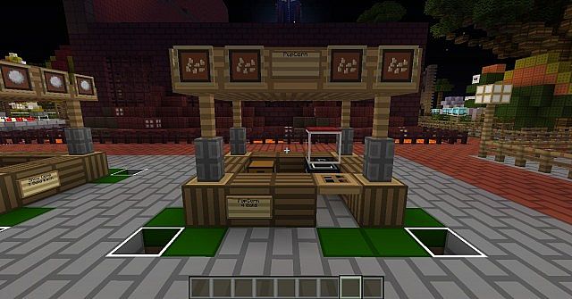 Mini Snack Booths Minecraft Map