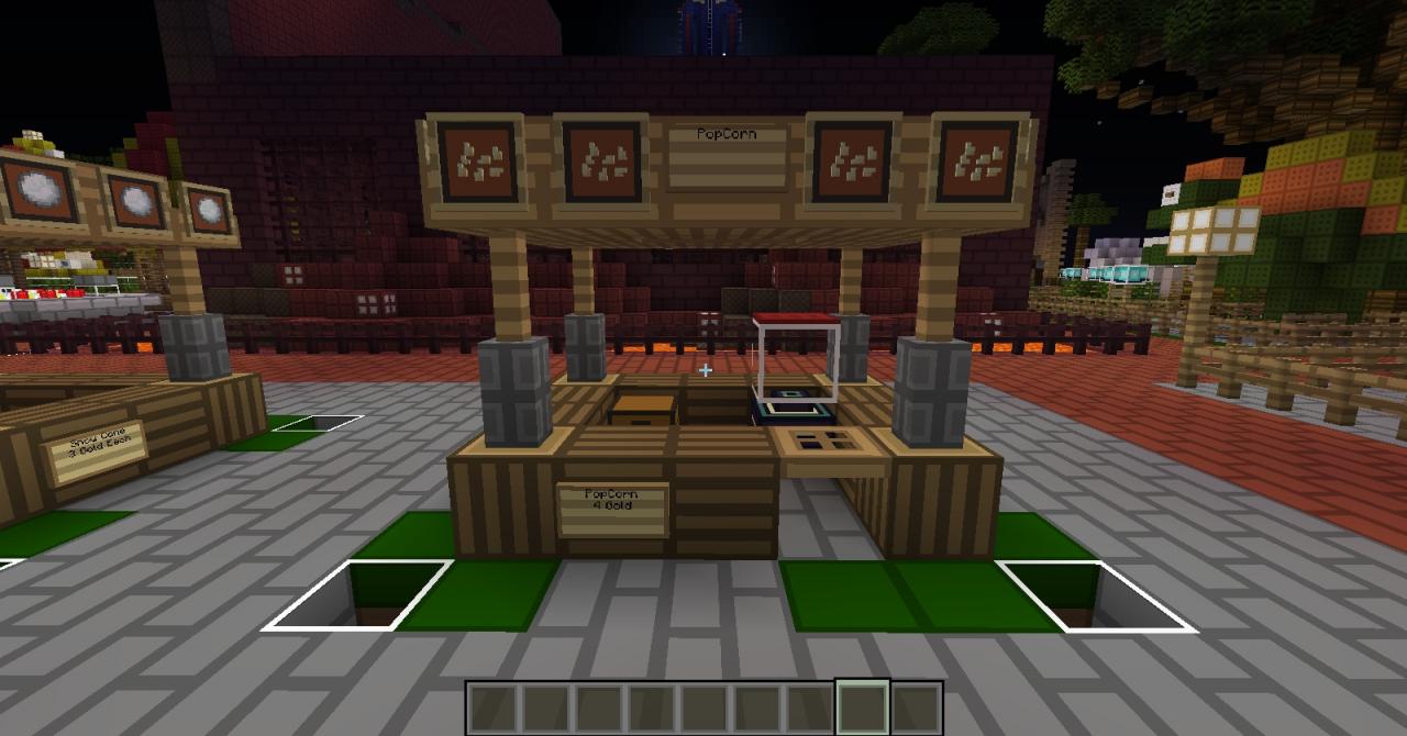 Mini Snack Booths Minecraft Map