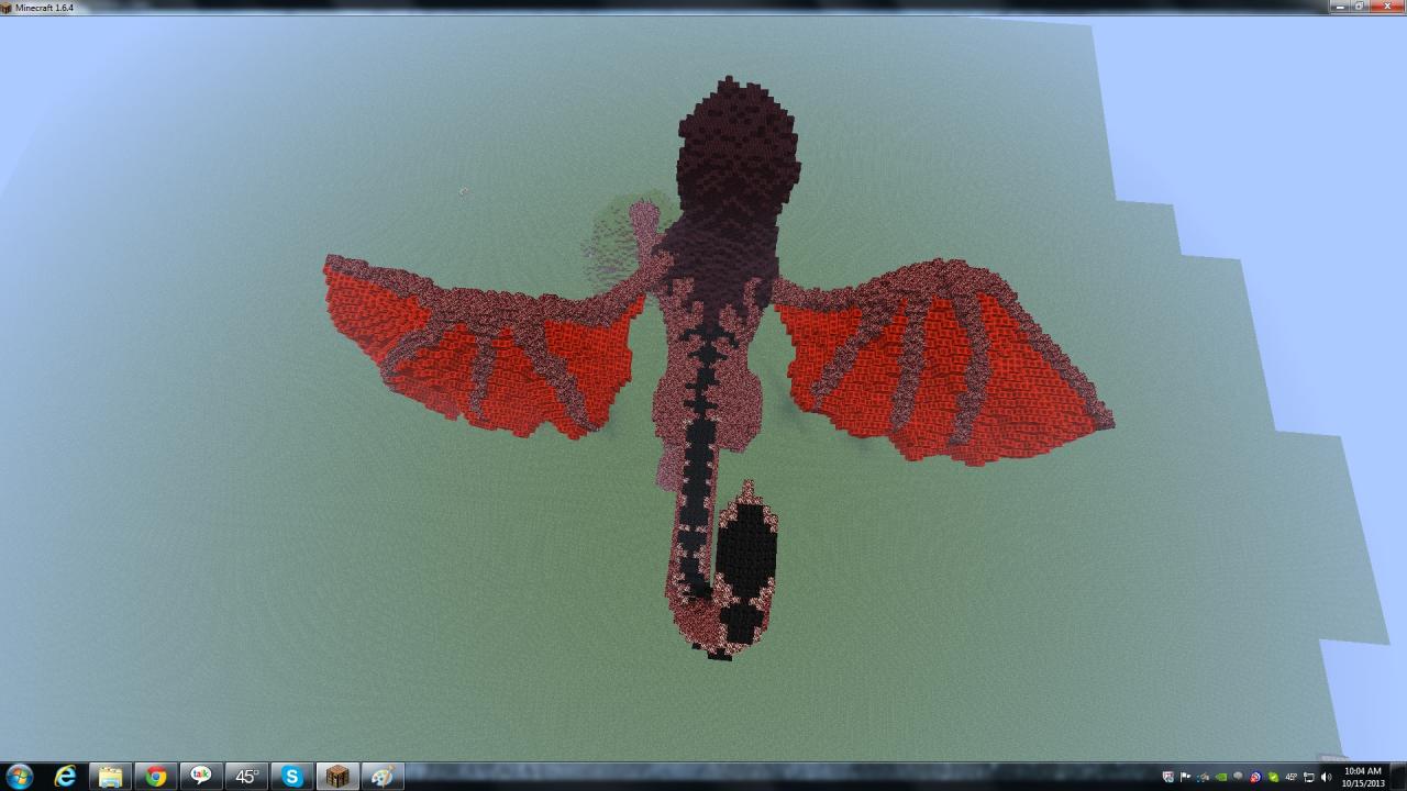 Giant Manticore Statue Minecraft Map