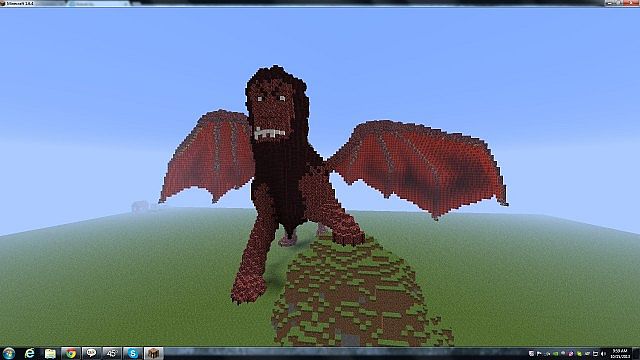 Giant Manticore Statue Minecraft Map