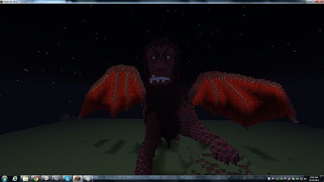 Giant Manticore Statue Minecraft Map