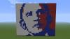 Barack Obama Pixel Art Minecraft Map