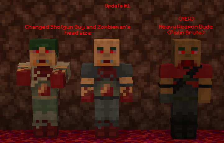 MCDOOM - A DOOM Resource Pack [Optifine required] Minecraft Texture Pack