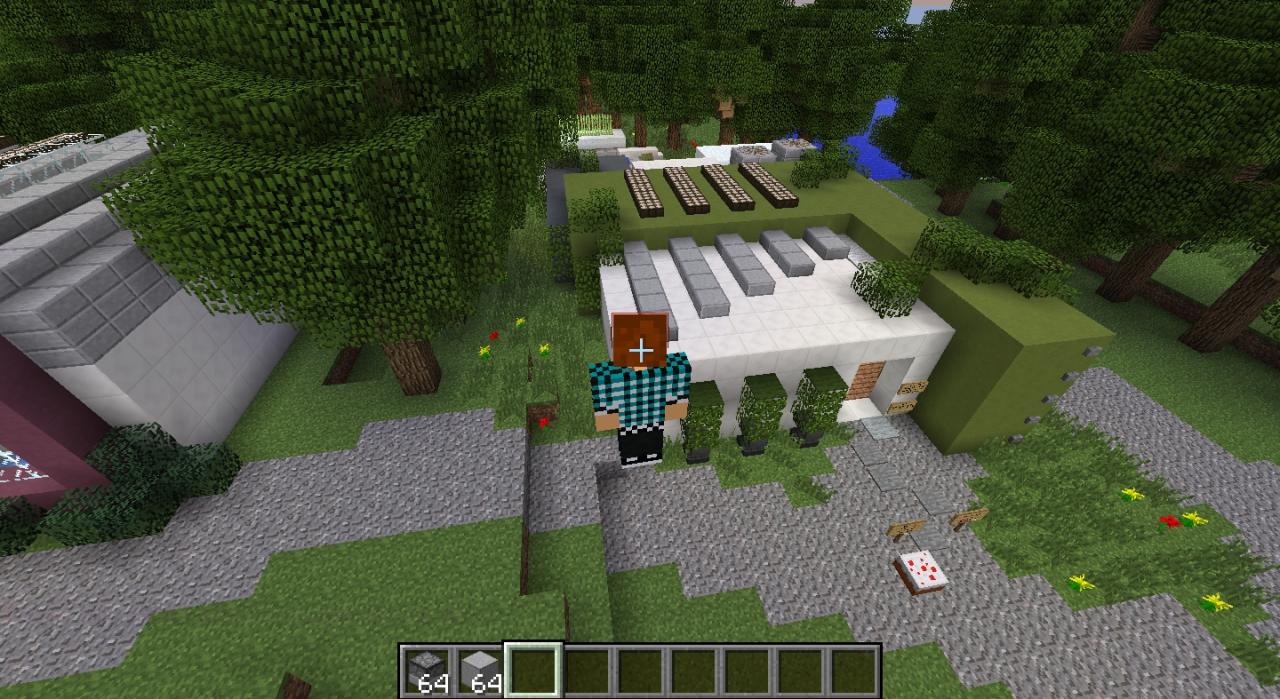 Modern House: Modern Block Minecraft Map