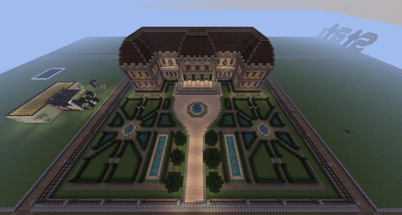 French Baroque Style Chateau Minecraft Map