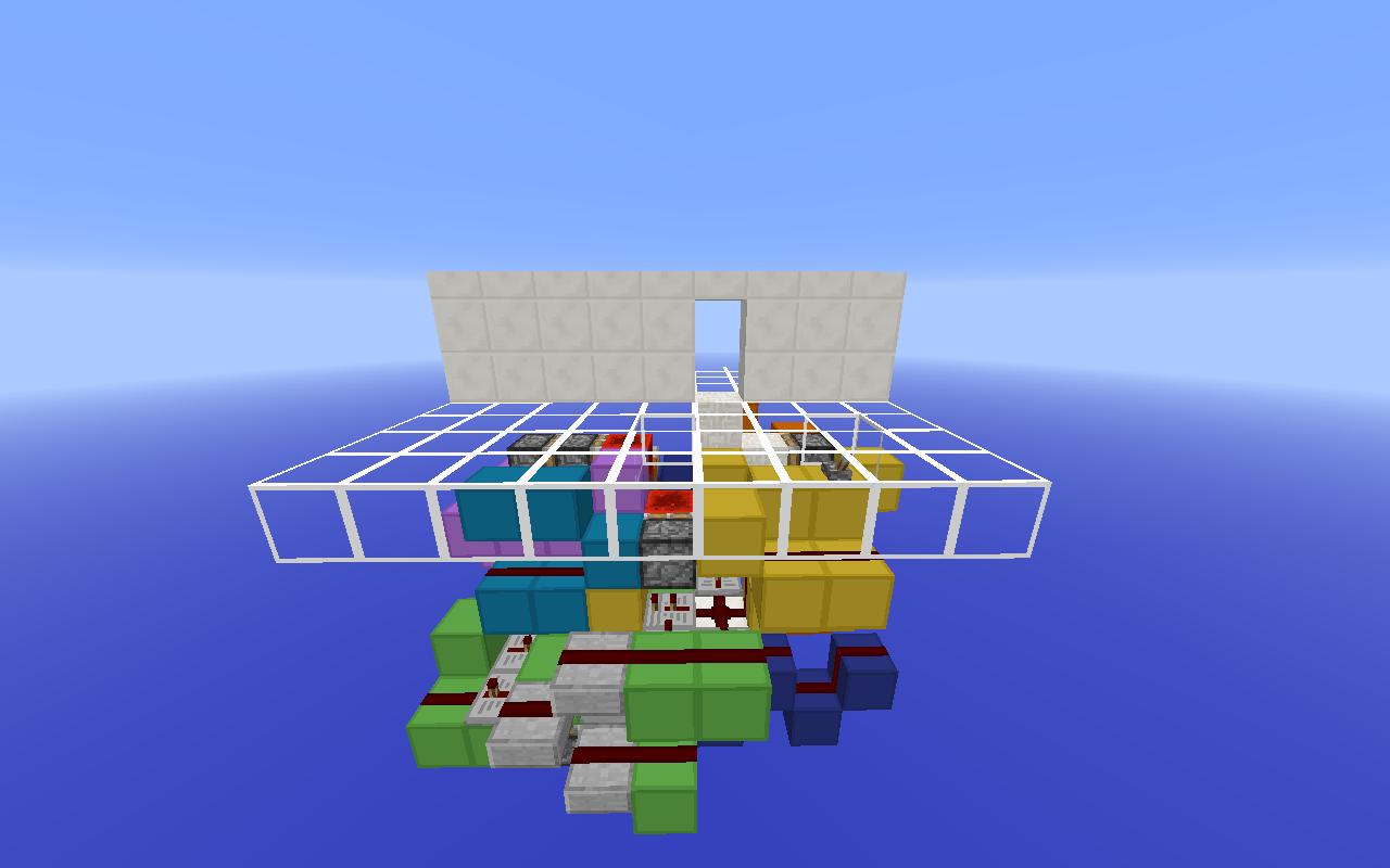 2x1 Hipster Door Minecraft Map