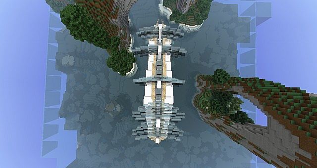 Orion, a futuristic ship Minecraft Map