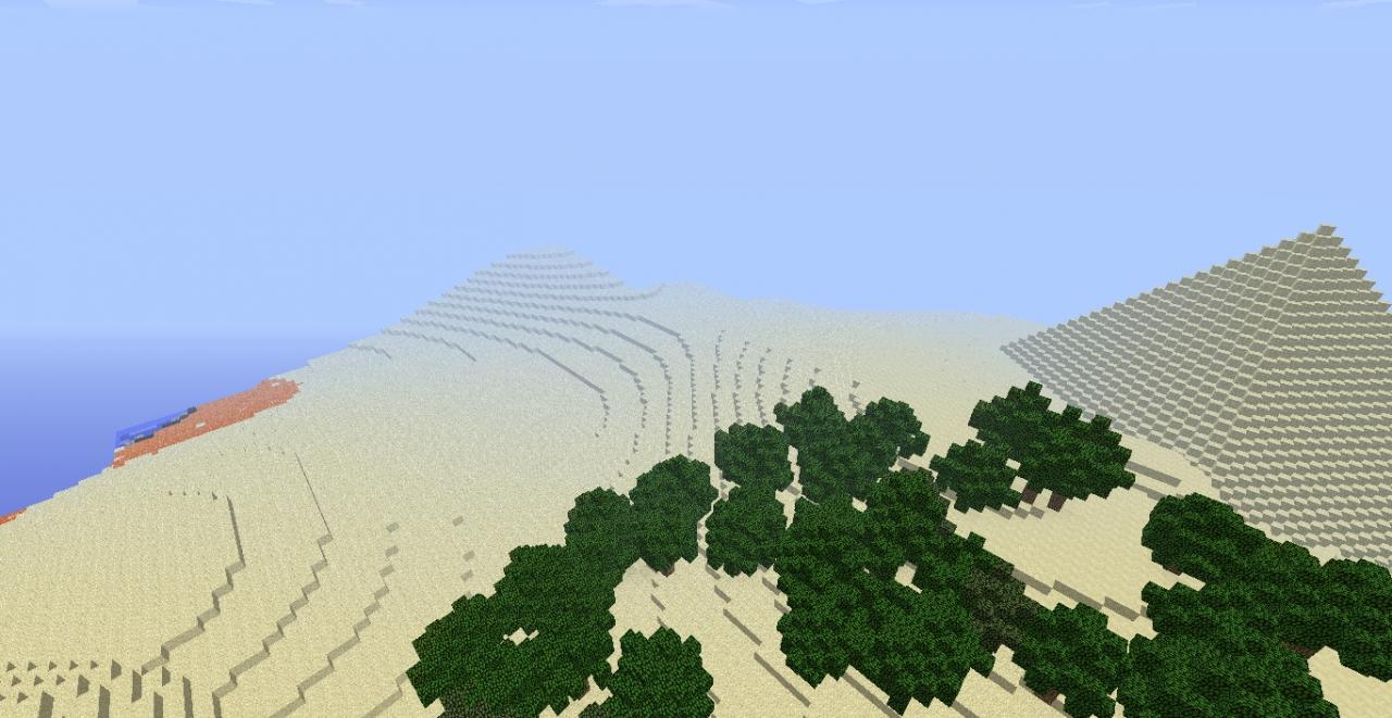 Earo Terrain: Sandy Island Minecraft Map