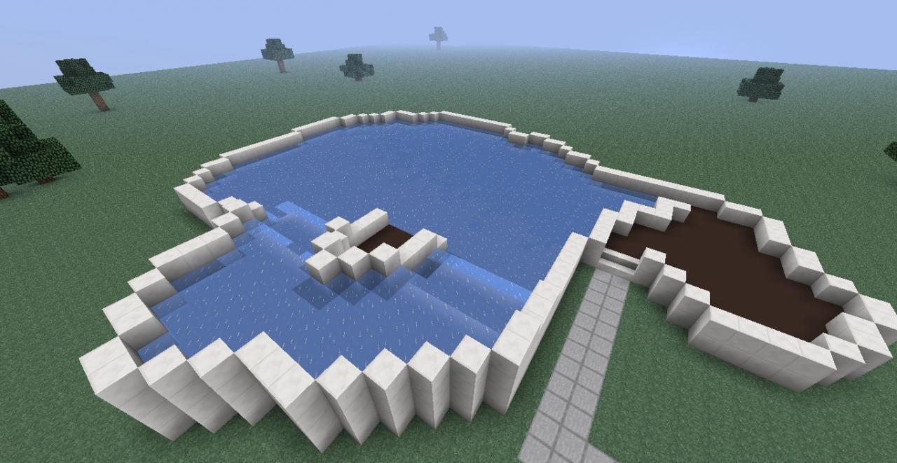 Swimming Pool & Ice Rink Minecraft Map