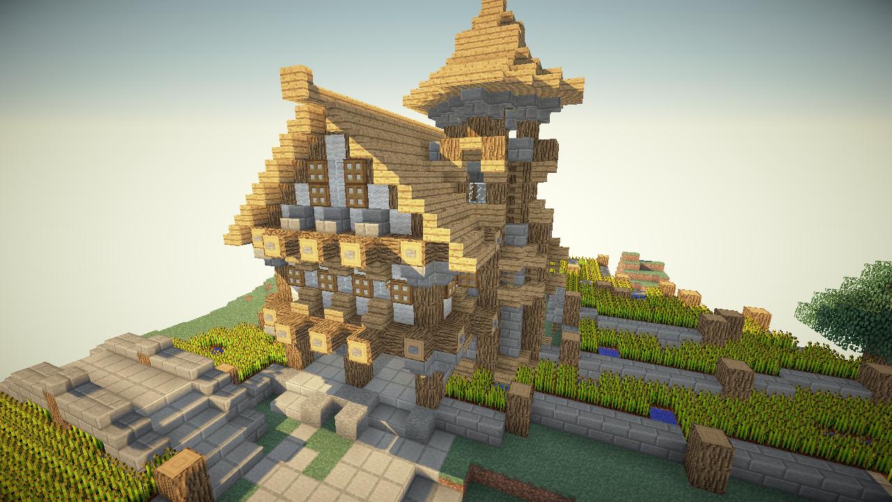Mountain Medieval House Minecraft Map