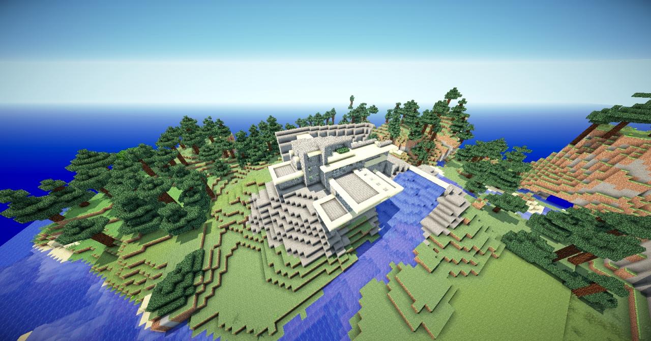 Falling Water Minecraft Map