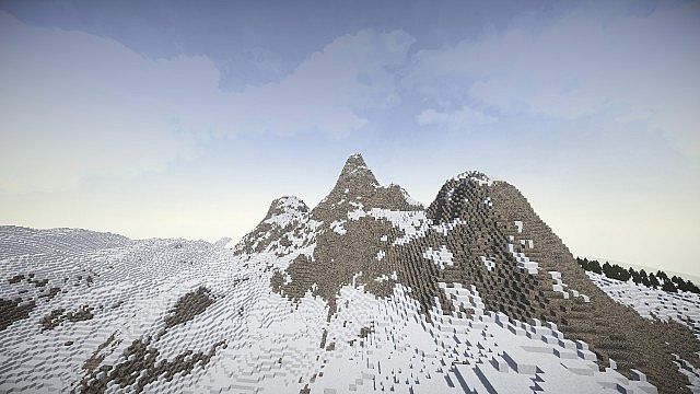 Simple Ice River Valley Minecraft Project