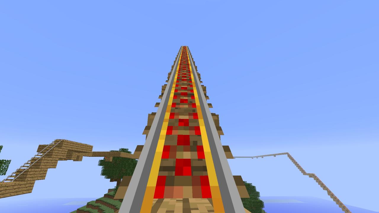 Hell Scream the Roller coaster Minecraft Map