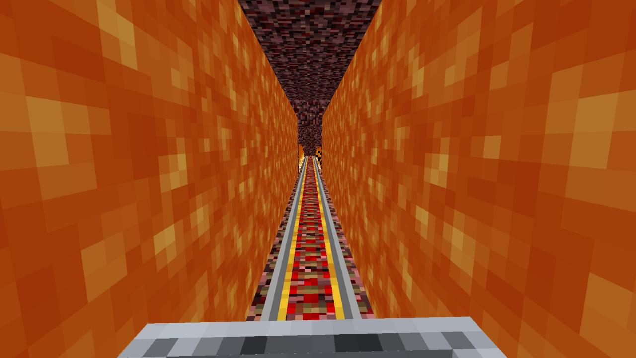 Hell Scream the Roller coaster Minecraft Map