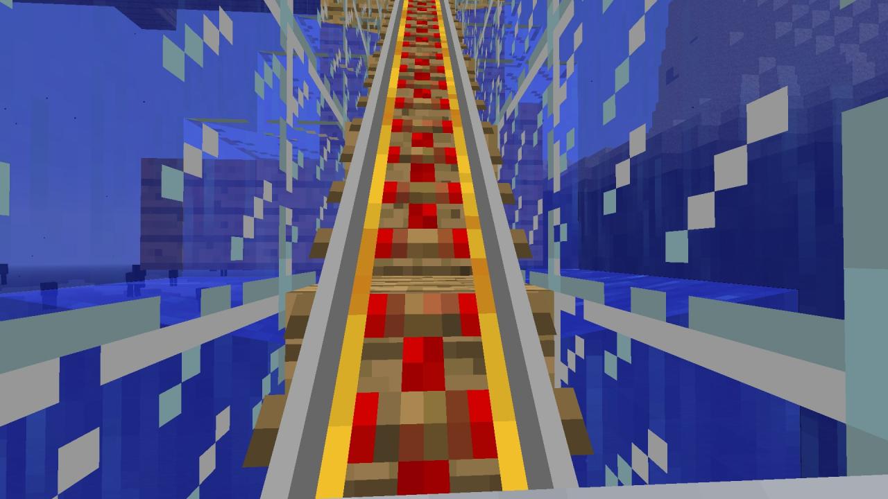 Hell Scream the Roller coaster Minecraft Map