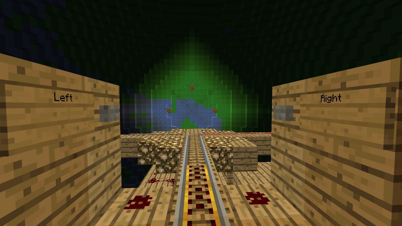 Hell Scream the Roller coaster Minecraft Map