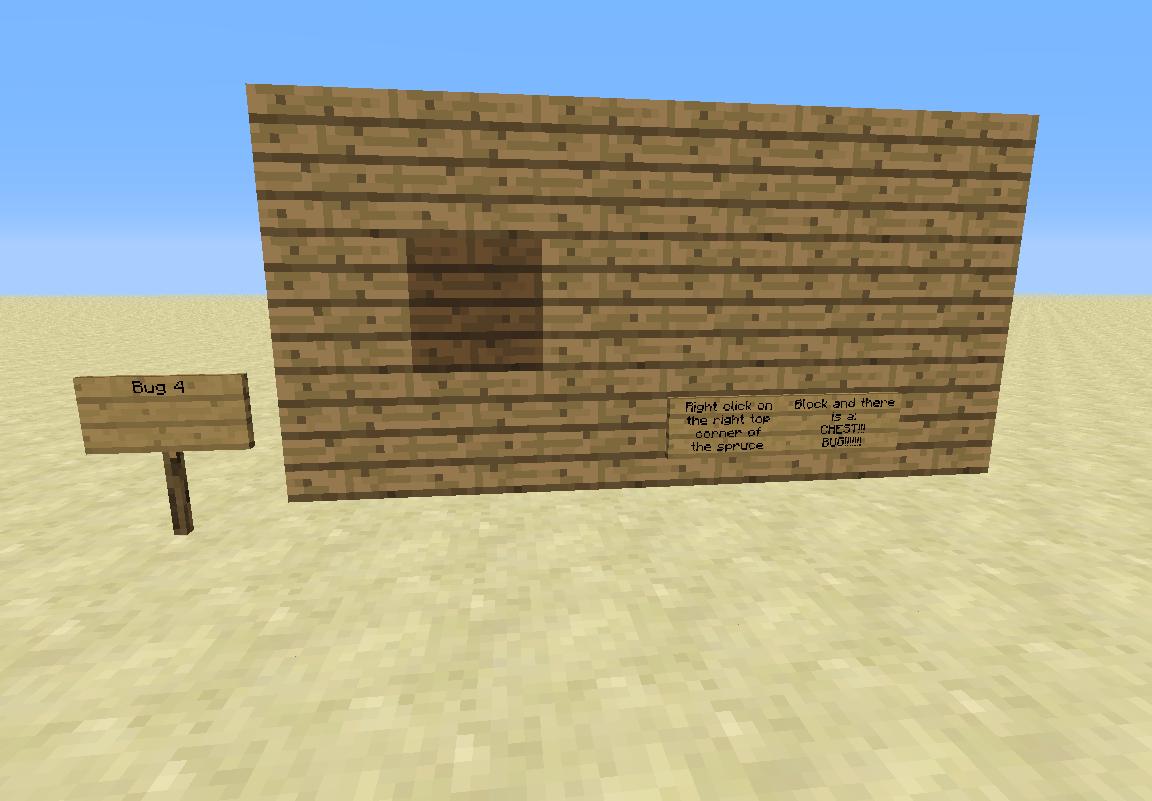 Minecraft Bugs! Minecraft Map