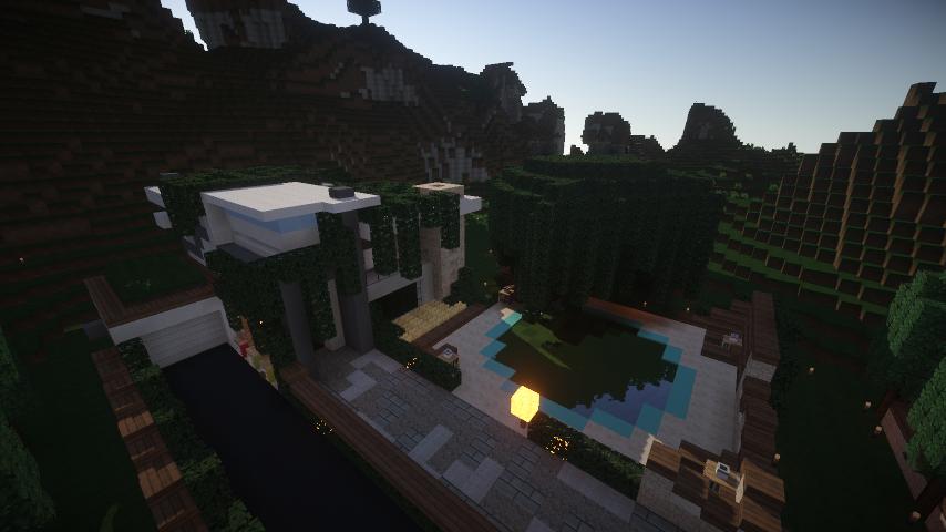 Modern House-Timelapse Video ! Minecraft Map