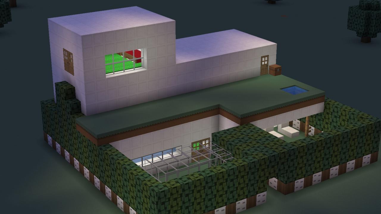 Eclipse-A Modern House Minecraft Map