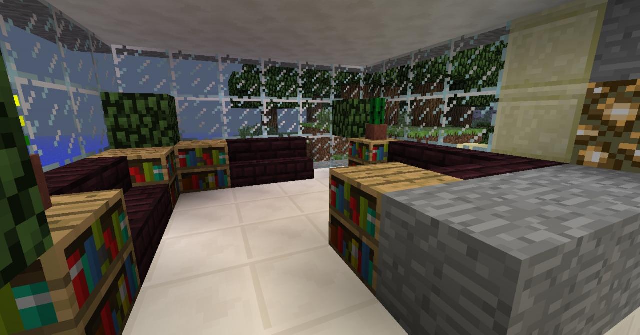 Small and simple Modern House Minecraft Map