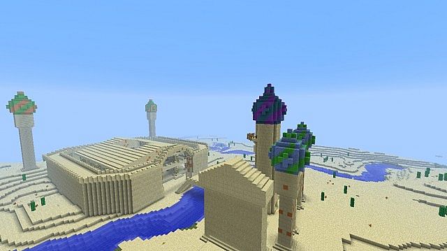 The Sandy Temple Minecraft Map