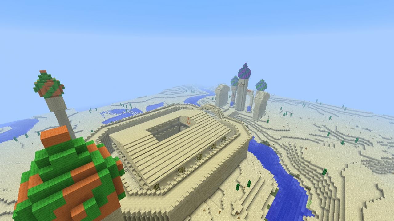 The Sandy Temple Minecraft Map